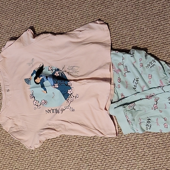 Disney | Intimates & Sleepwear | Disney Mulan Pj Set Size Xl | Poshmark